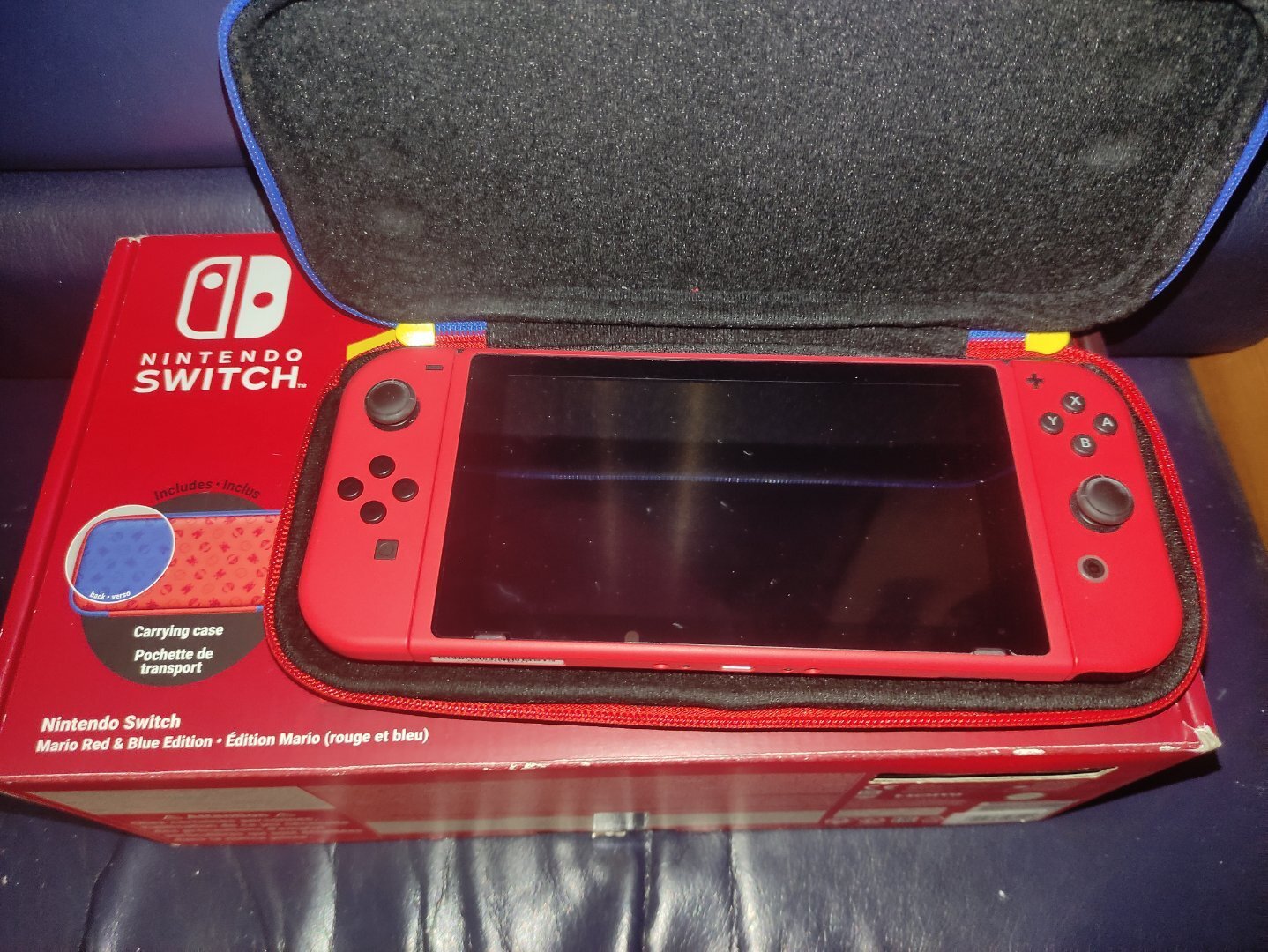 Nintendo Switch 32gb Mario Red And Blue Edition Nintendo Consoles
